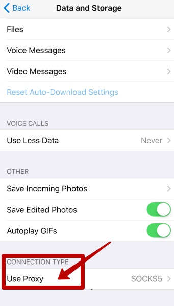How to setup a proxy in Telegram